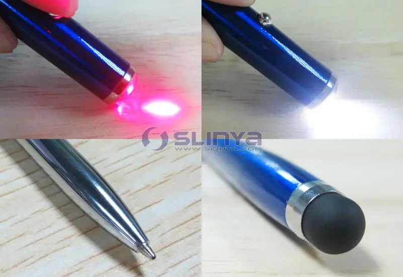 4 in 1 Ball Pen Laser Pointer Screen Stylus Touch Pen