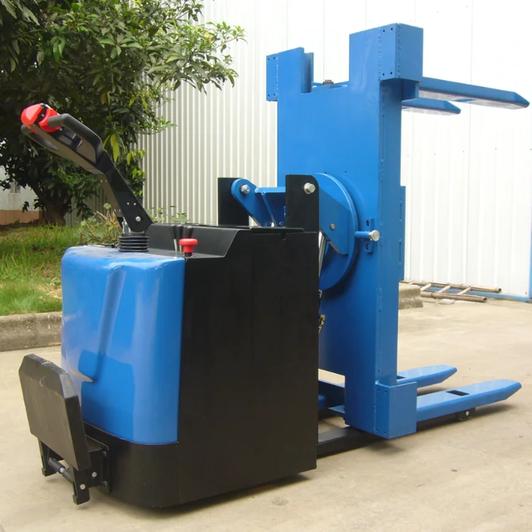 1000 Kg Electric Pallet Inverter Rotator Machine - Efficient & Reliable