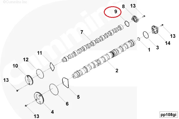 Cummins ISX15 QSX15 Engine Camshaft Seal - OEM Quality