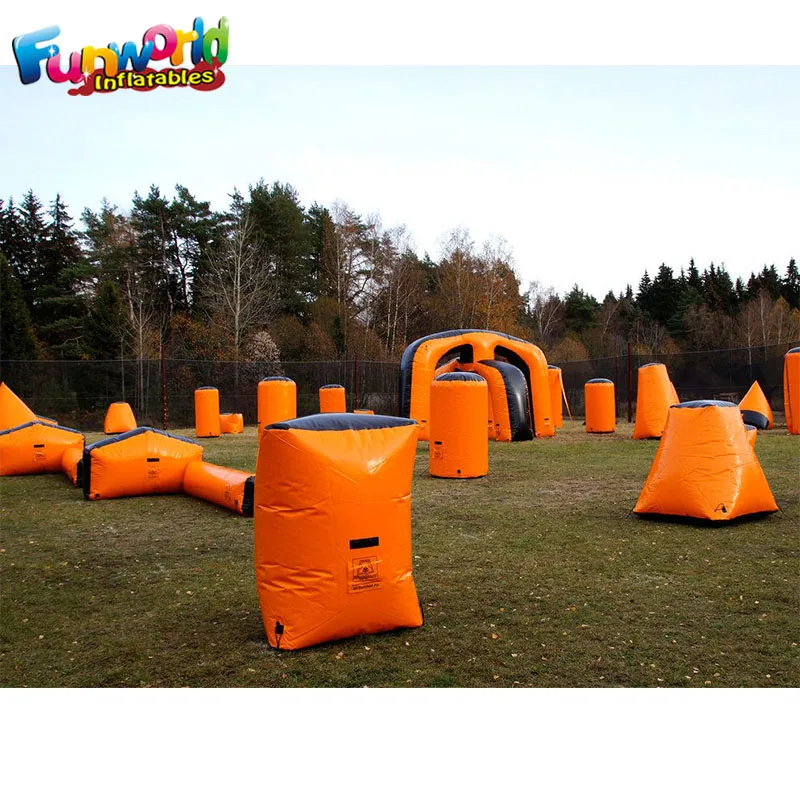 Hot Paintball Bunkers - Customizable Inflatable Barricades