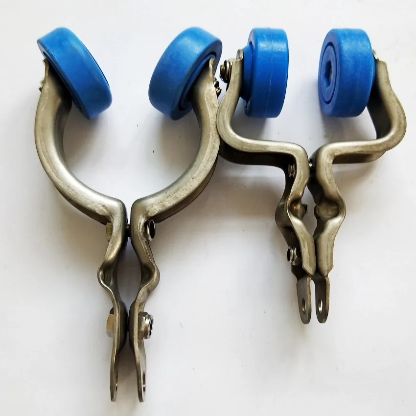 Stainless Steel Trolley For T Track Overhead Conveyor Poultry ...