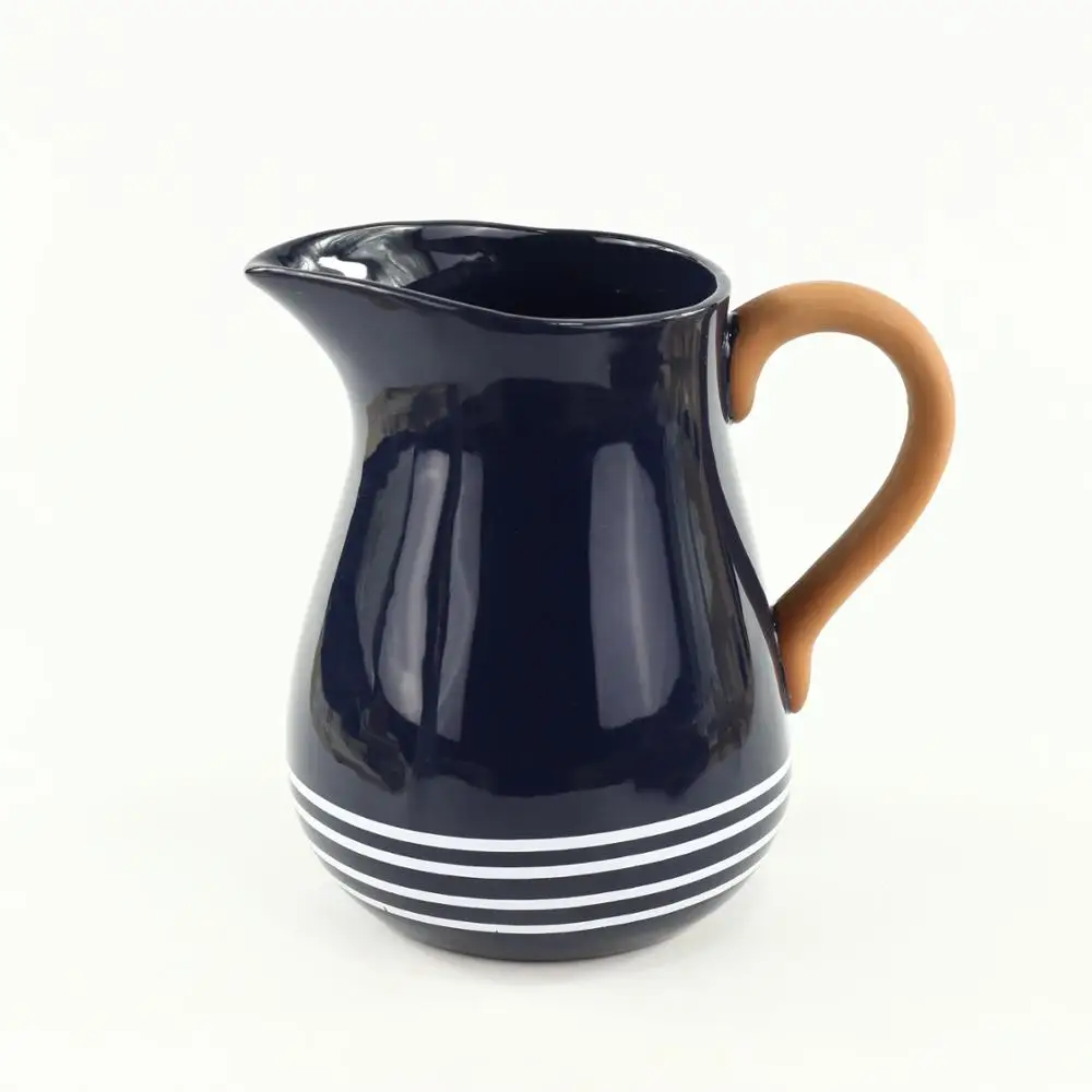 Porcelain Ceramic Custom Water Pitcher With Logo,Decorative Ceramic ...