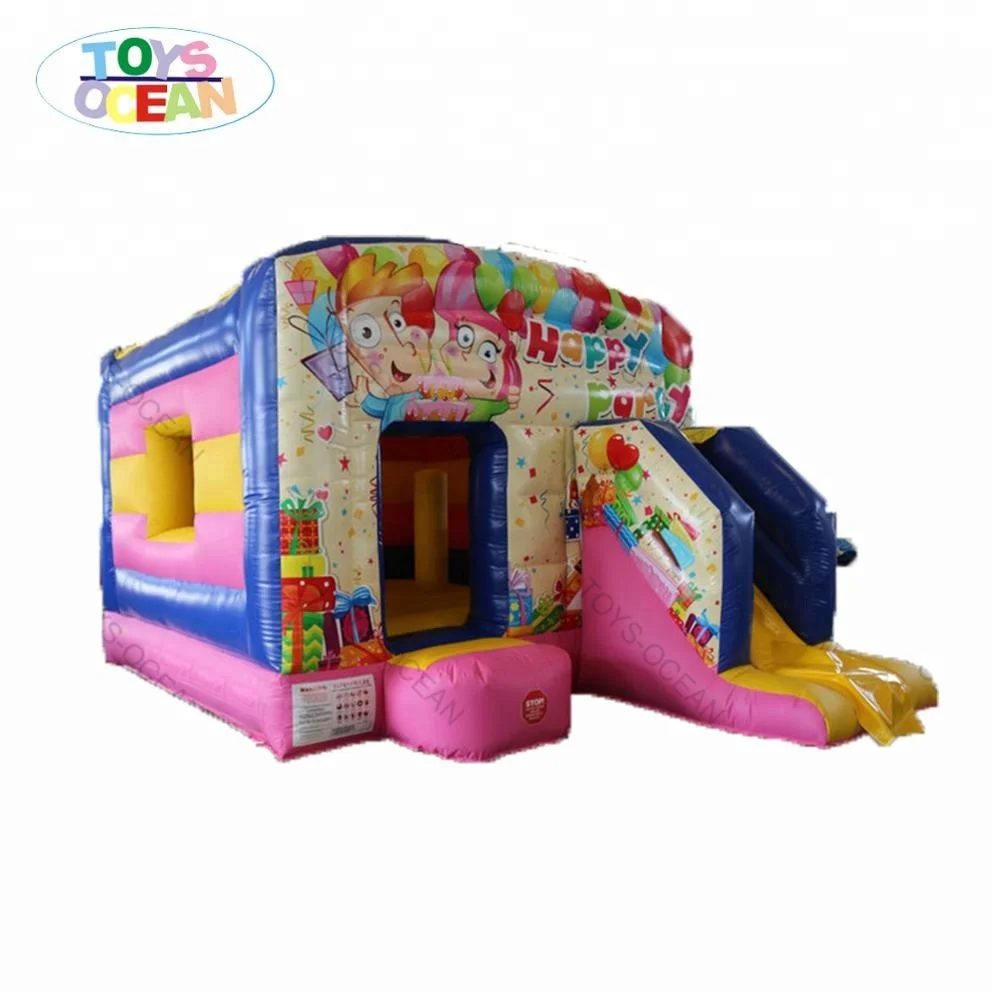 Inflatable Balloon Bounce House With Slide High Quality Lead Free Good ...