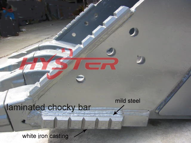 Bimetallic White Iron Chocky Bar For Excavator Bucket Repair And Wear ...