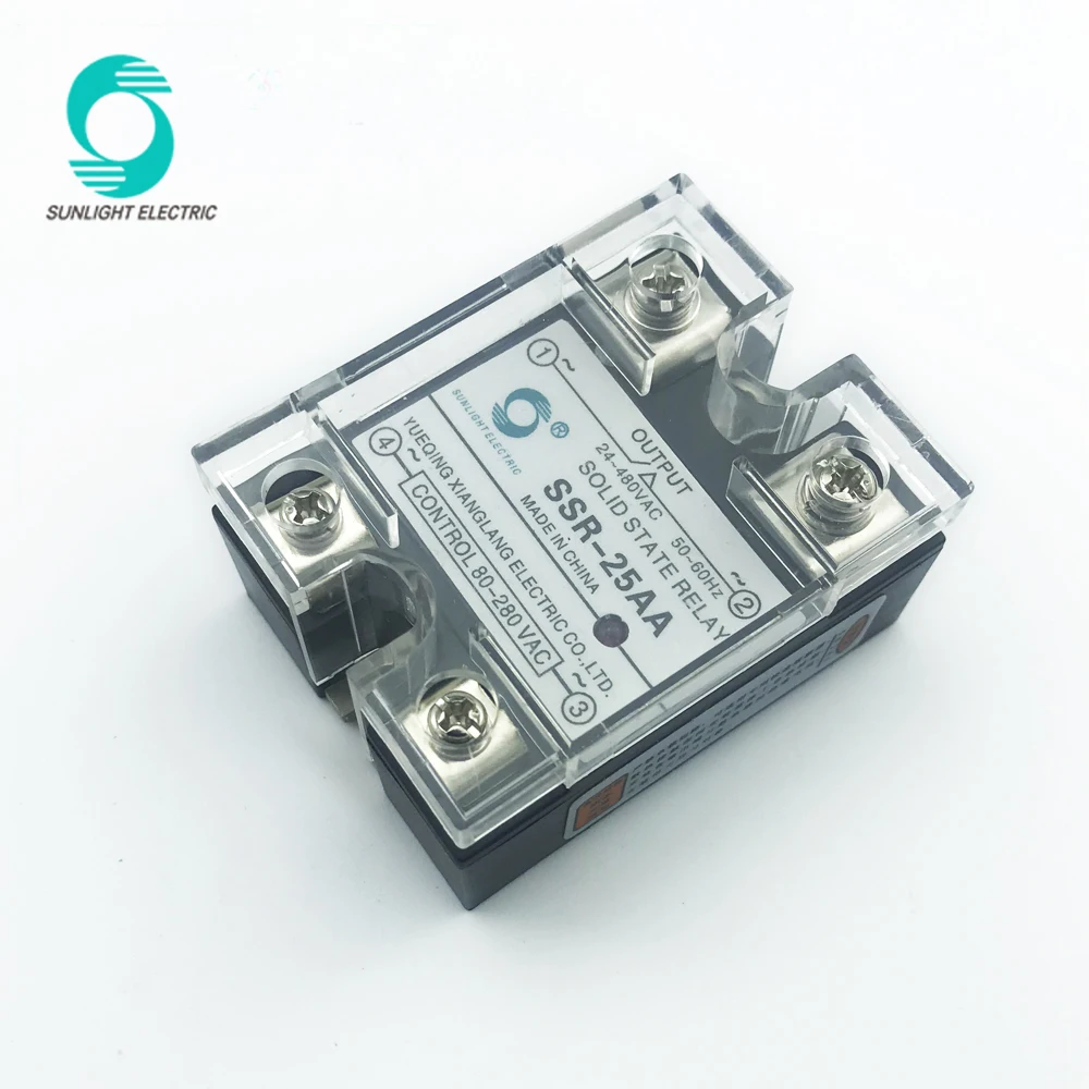 ZG3NC-216A SSR-16AA 90-250VAC to 24-240VAC 16A Ssr Solid State Relay