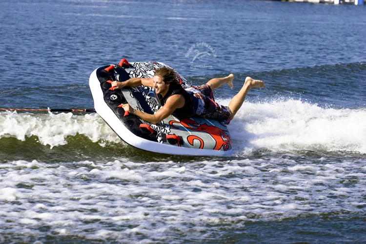 Watersport 2 Riders Pvc Best Inflatable Water Ski Towable Deck Tube ...