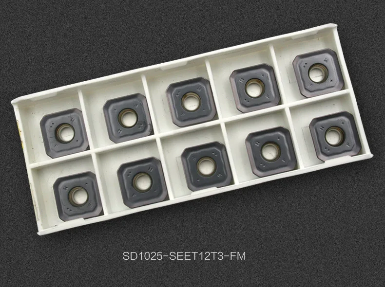 Cemented Tungsten Carbide Sdmt Carbide Insert For Face Milling Cutter ...