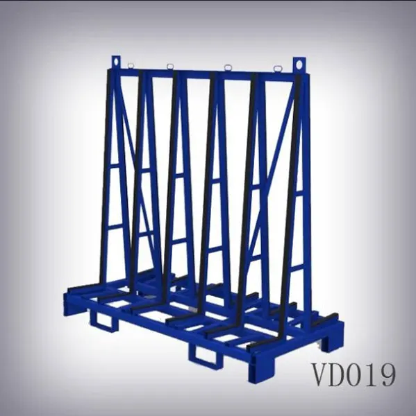 Custom Galvanised Glass And Stone Slab A Frame Transport glass Rack ...
