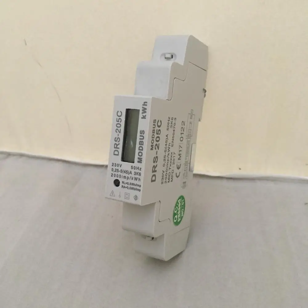 Forlong Smart Energy Meter Single Phase Drs-205c Modbus/m-mus Lcd ...