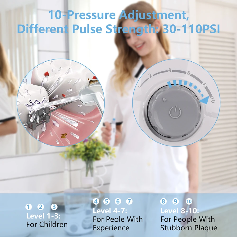 Teeth Washing Machine - 600ml Water Tank Dental Irrigator