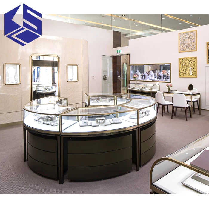Luxury Diamond Jewellery Store Interior Layout Design