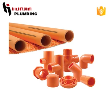 Jh0419 Orange Cpvc Pipe Cpvc Fire Fire Resistant Pvc Pipe - Buy Orange ...