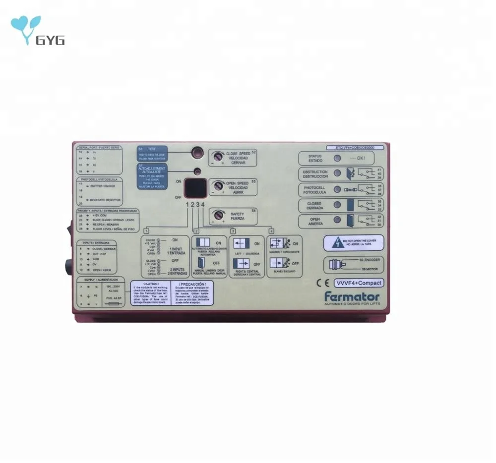 Elevator Fermator Door Controller Vvvf4+ - Buy Fermator Door Operator,Fermator Vf4+ Compact ...