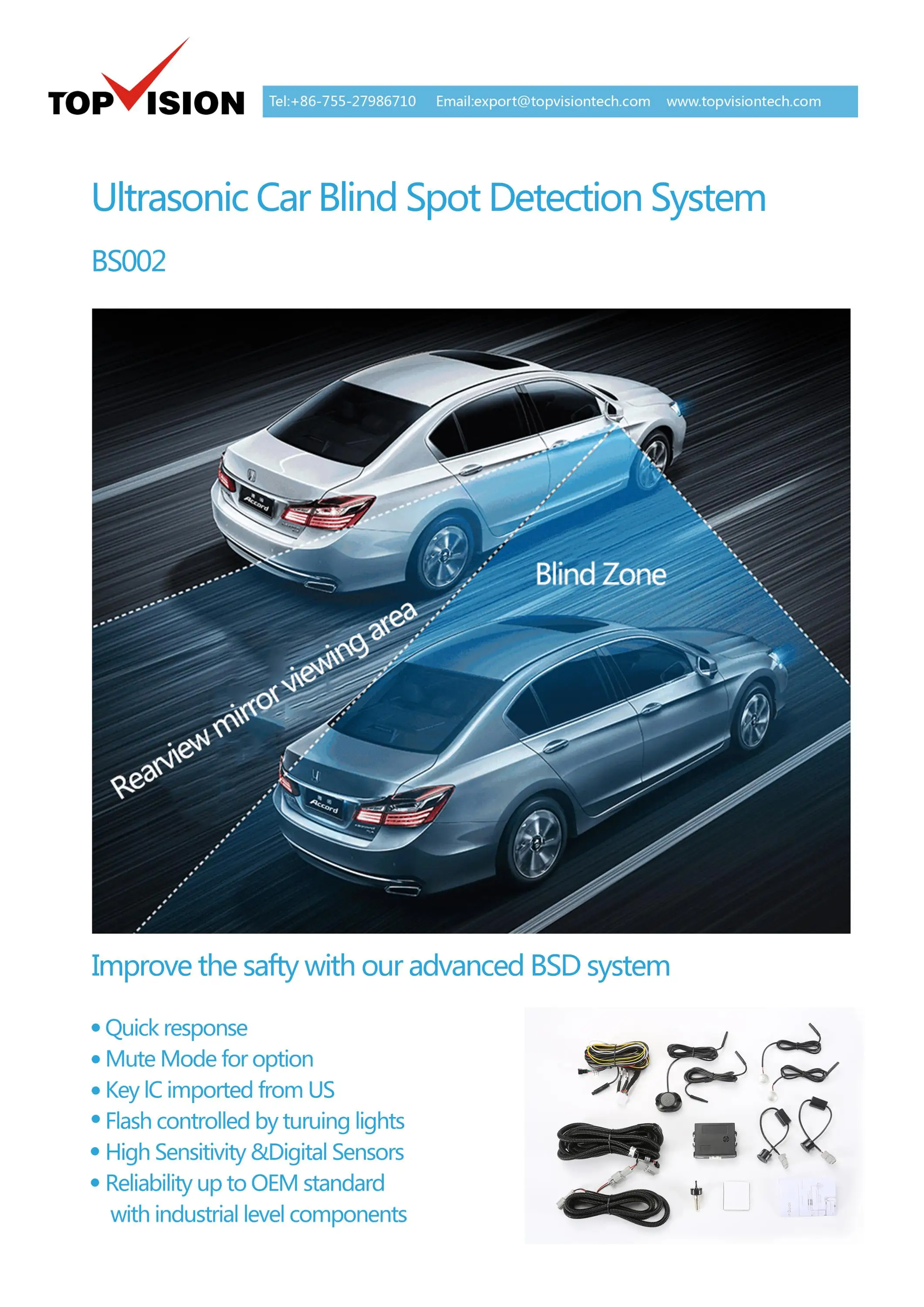 Car Obstacle Detection Reversing Touch Sensors Car Detection Car Anti ...