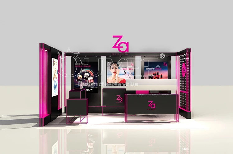 Custom Trade Show Booth Display - Makeup Studio Furniture