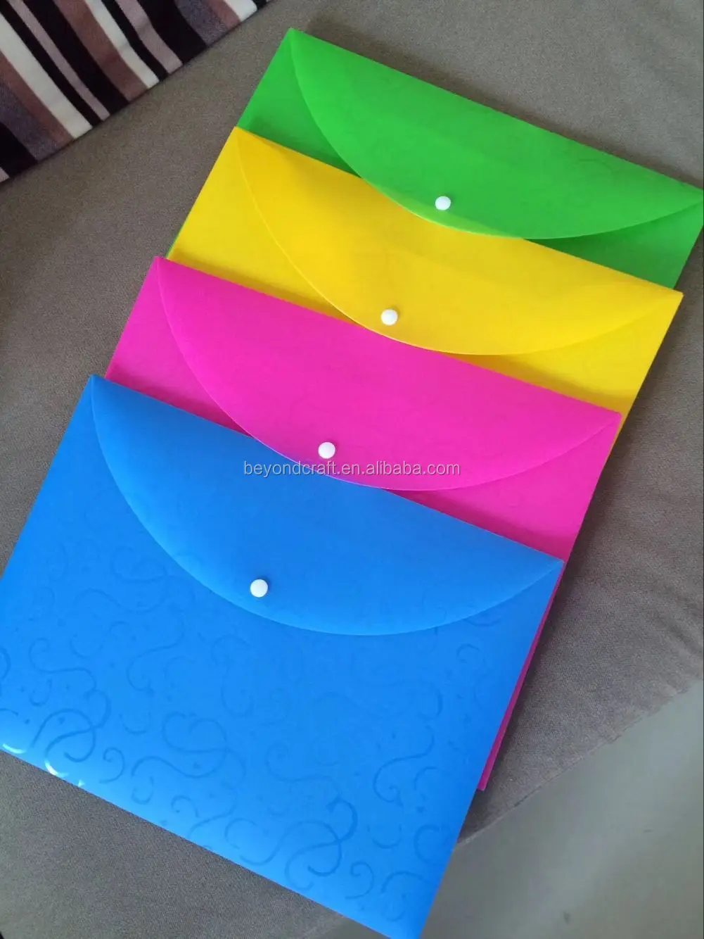 A4 Size Clear Transparent Plastic Poly Pp Document Folder File Bags ...