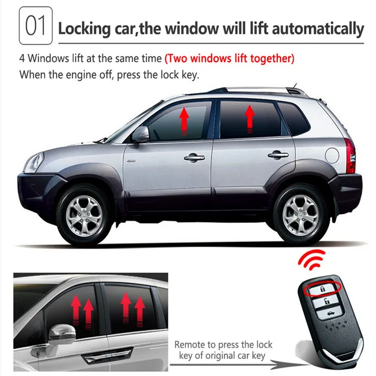 Car Window Closer And Opened Side Mirror Folder Sunroof Closer Device ...