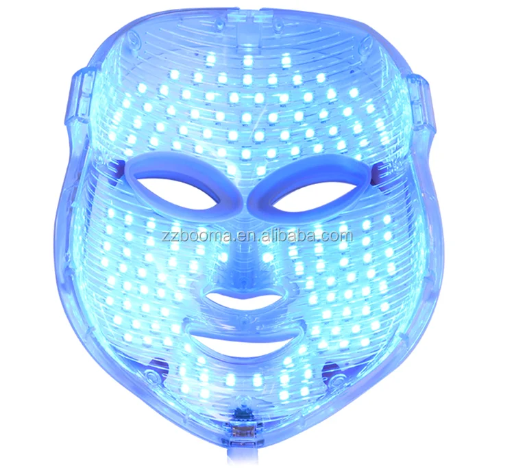 Red Led Light Facial Mask 7 Color Light Therapy Skin Care Photon Led ...