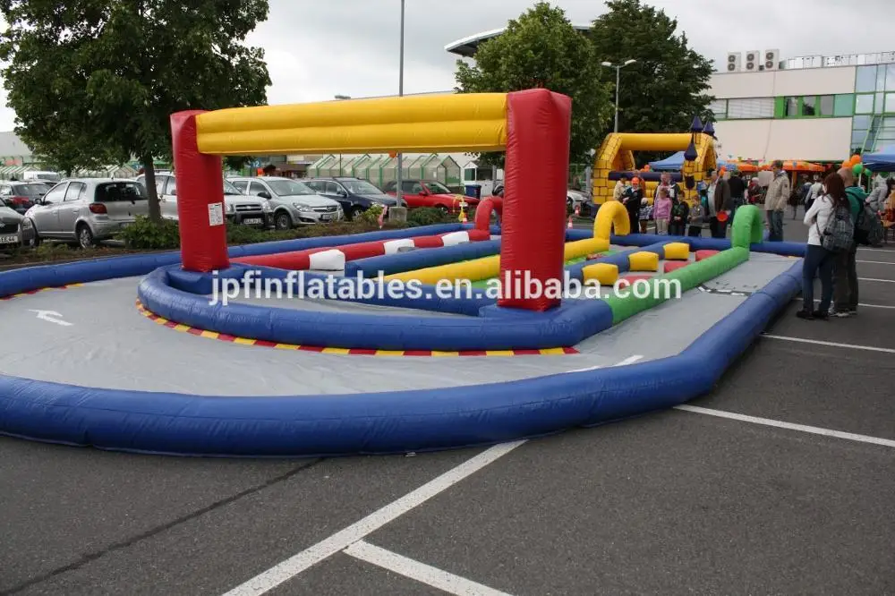 Hot!! Inflatable Racing Track,Race Track Game,Go Kart Track - Buy ...
