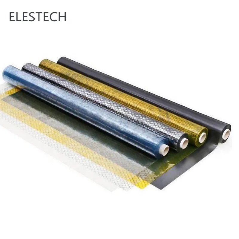 Yellow Grid Conductive Esd Lamination Film For Lab Cleanroom ...