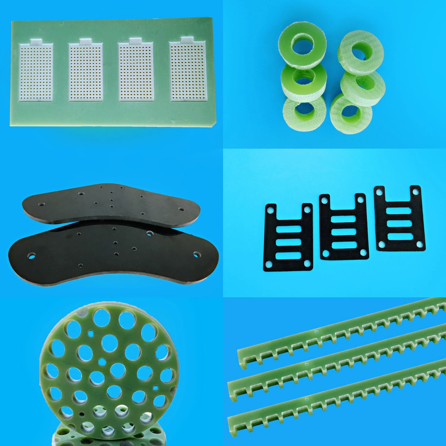 Insulating Plastic Laminated G10 Board / FR4 Fiberglass Sheet