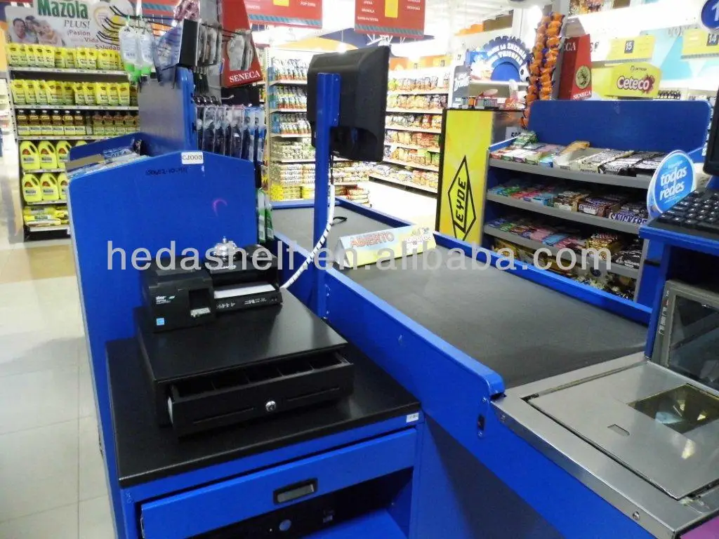 Hot Selling Convenience Store Cash Counter Supermarket Checkout ...