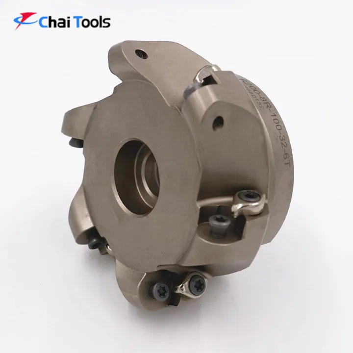 Indexable Flat Face Milling Cutter With Carbide Insert Rckt - Buy ...