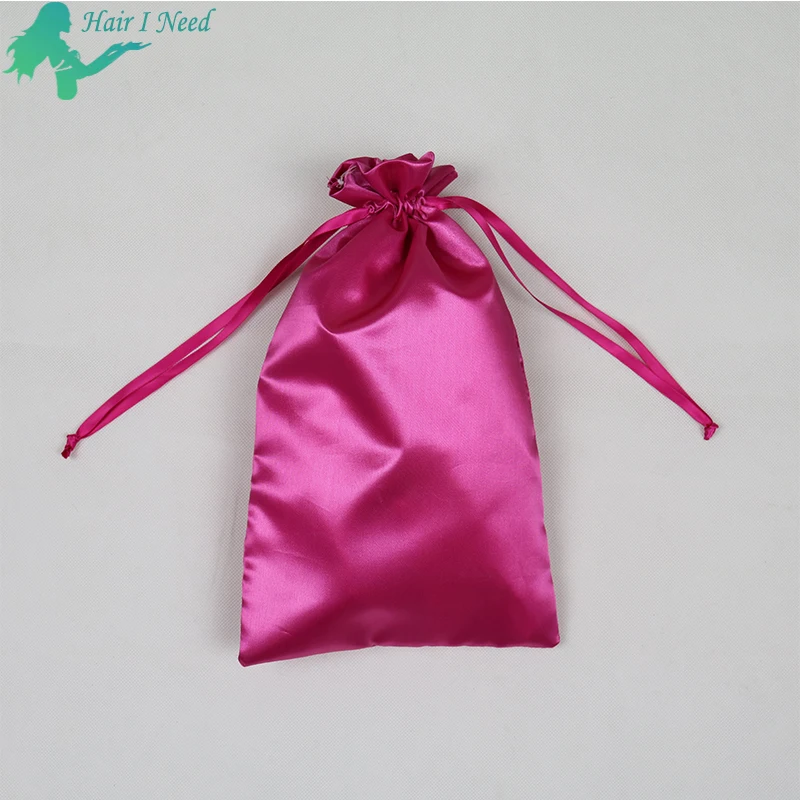 Luxury Large Custom Drawstring Satin Bags For Hair Packaging - Buy Hair ...