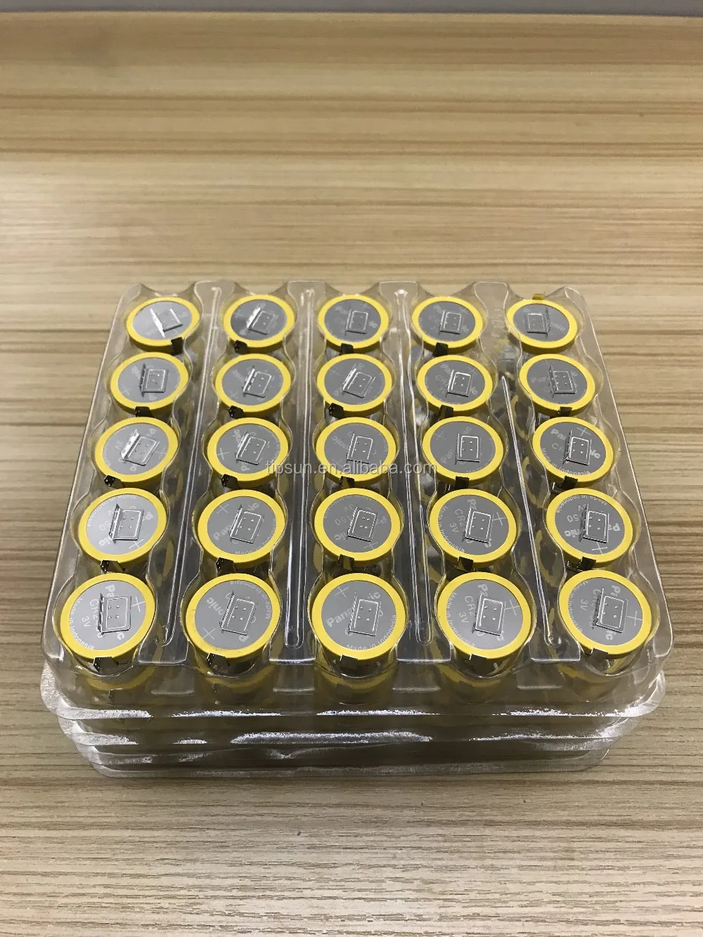 Customized Cr2450 3v Lithium Button Battery With Solder Tabs For Vx520 ...