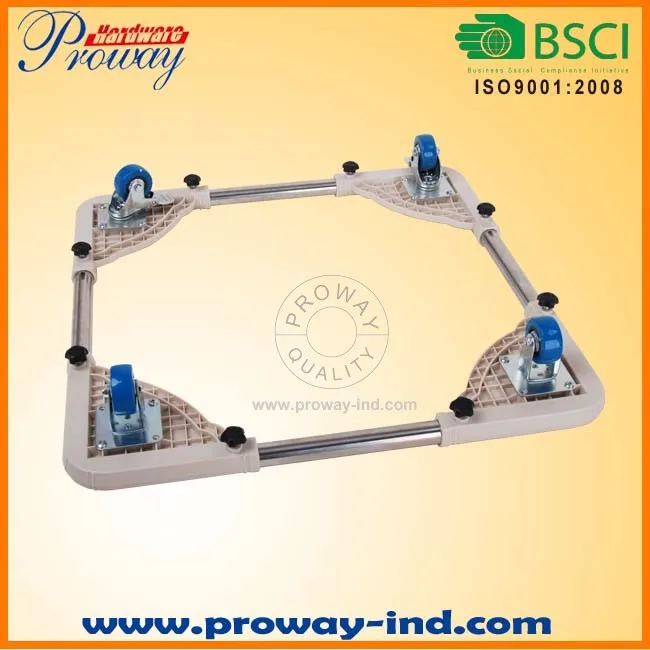 Two Fixed Wheels And Two Universal Wheels Washing Machine Stand - Buy ...