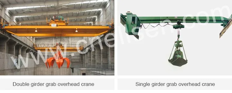 1 Ton ~ 20 Ton Small Grab Bucket Overhead Bridge Crane - Buy Grab ...