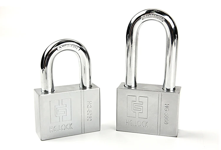 Antitheft Weatherproof Anti Rust Padlock U-type Metal Low Carbon Steel ...