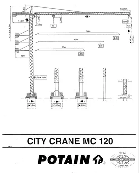 Potain Mc120 - Buy Tower Crane Potain Product on Alibaba.com