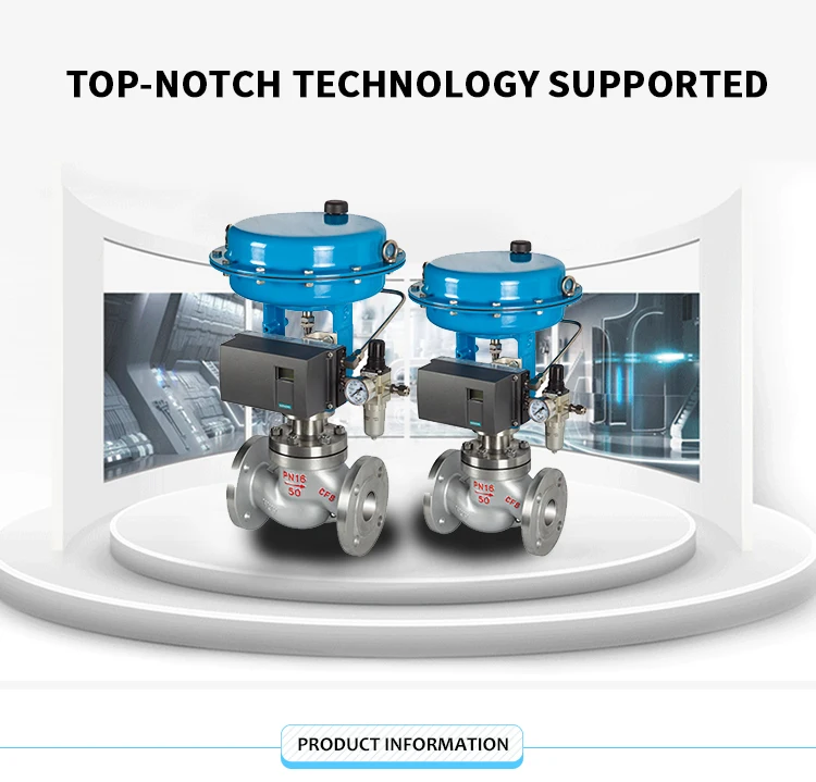 Masoneilan Pressure Globe Control Valve With Pneumatic Actuator And ...