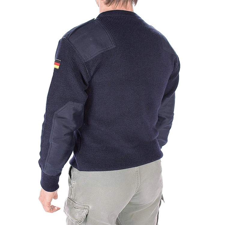 Oem/odm Acrylic Commando Ribbed Jumper Workwear Security Mens Police ...