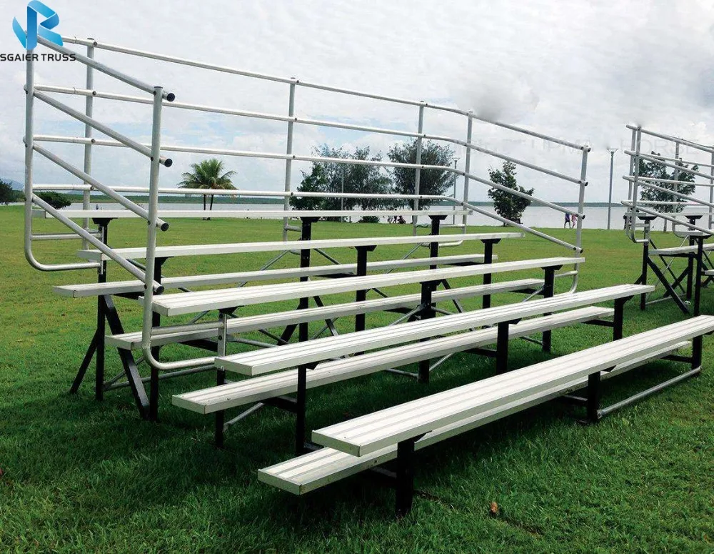 Outdoor Temporary Grandstand Demountable Bleachers Stadium Chairs ...