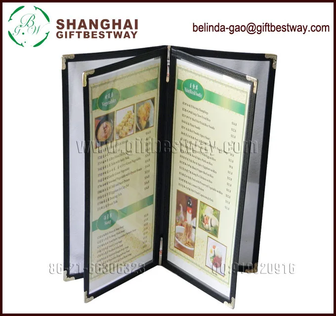 Hot Sale Clear Vinyl A4 Plastic Menu Covers,Plastic Transparent Folders ...