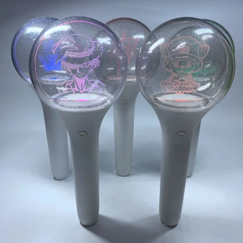 Factory Oem Customized Logo Round Shape Acrylic Colorful Flashing Led ...