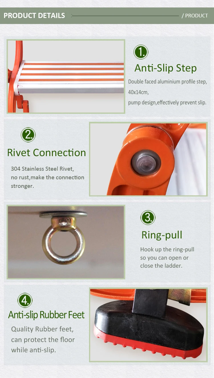 Combination Step Extension Stairs - Collapsible Ladder