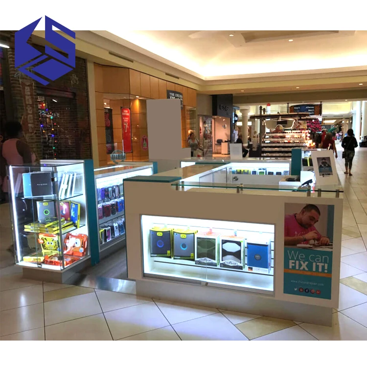 New Design Mall Kiosk for Mobile Phone Display - Durable & Customizable
