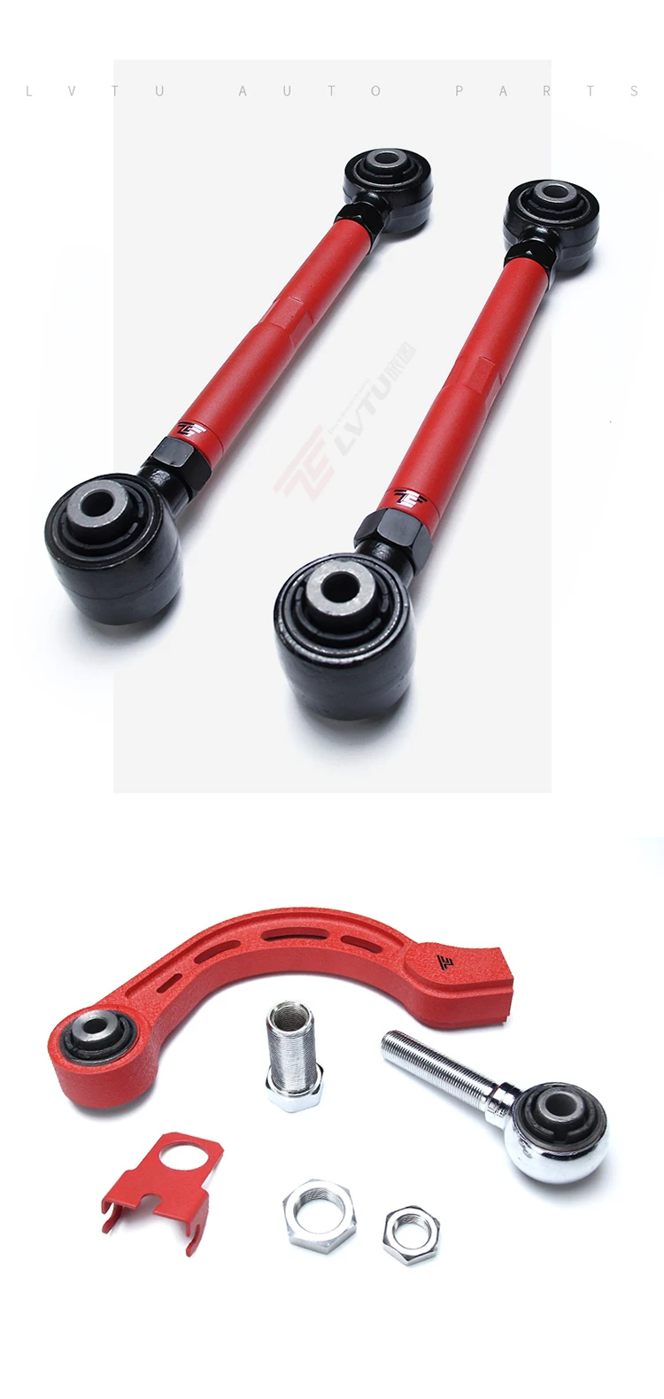 Adjustable (l&r) Aluminium Magnesium Alloy Rear Control Arm Camber Kit ...