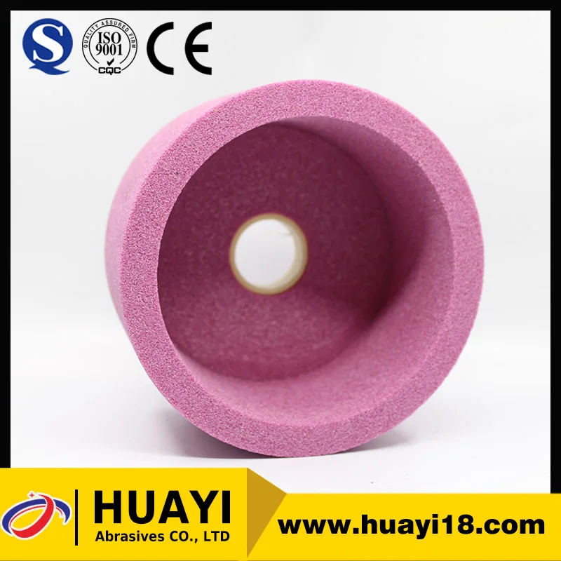 Pink Aluminum Straight Cup Grinding Wheels for Sharpening