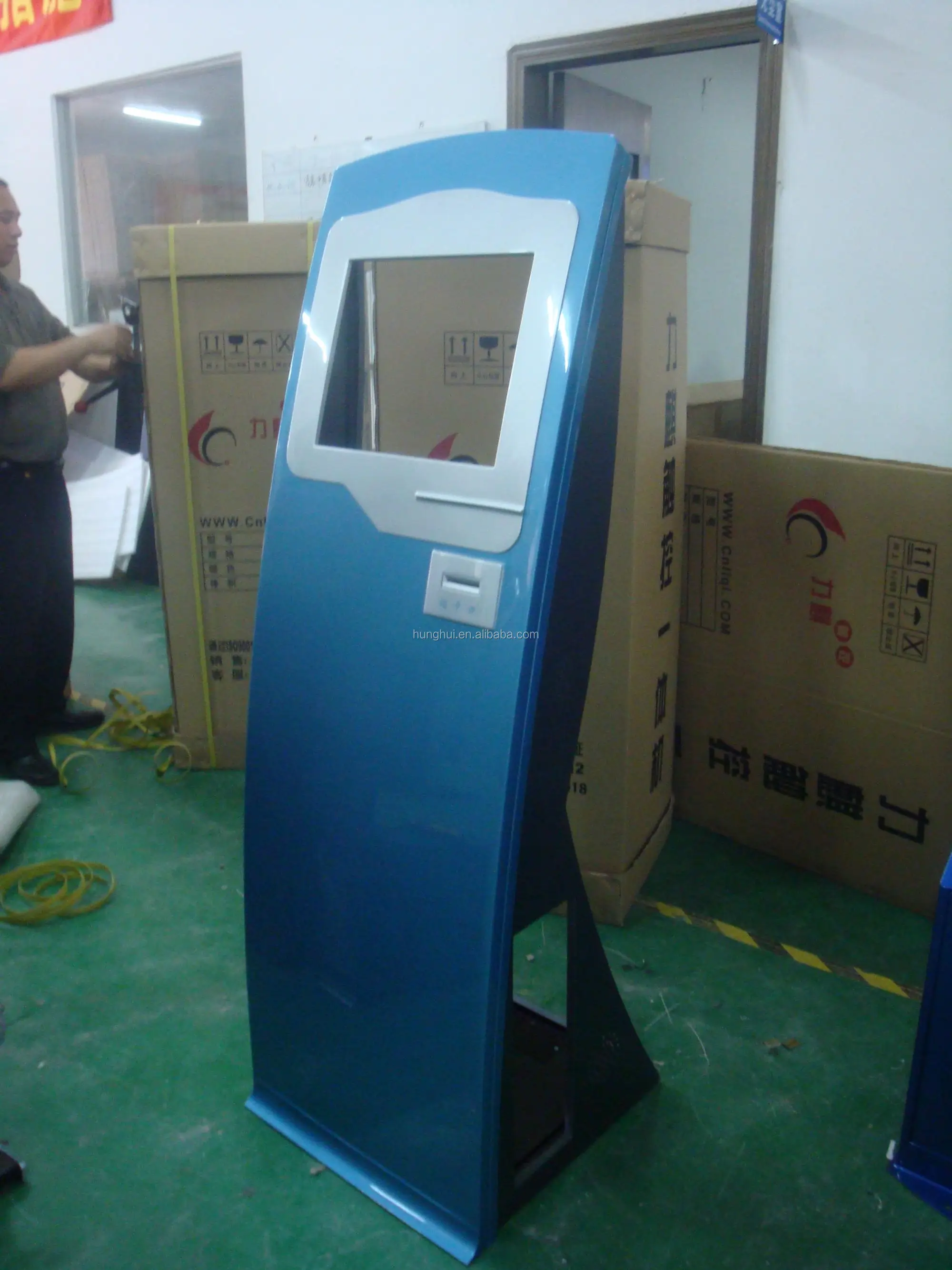 Multi Function Touch Screen Kiosk Payment Kiosk Ticket Dispenser Kiosk ...