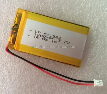 5v Lipo Battery 1200mah With Pcm And Connector - Buy 5v Lipo Battery,5v ...