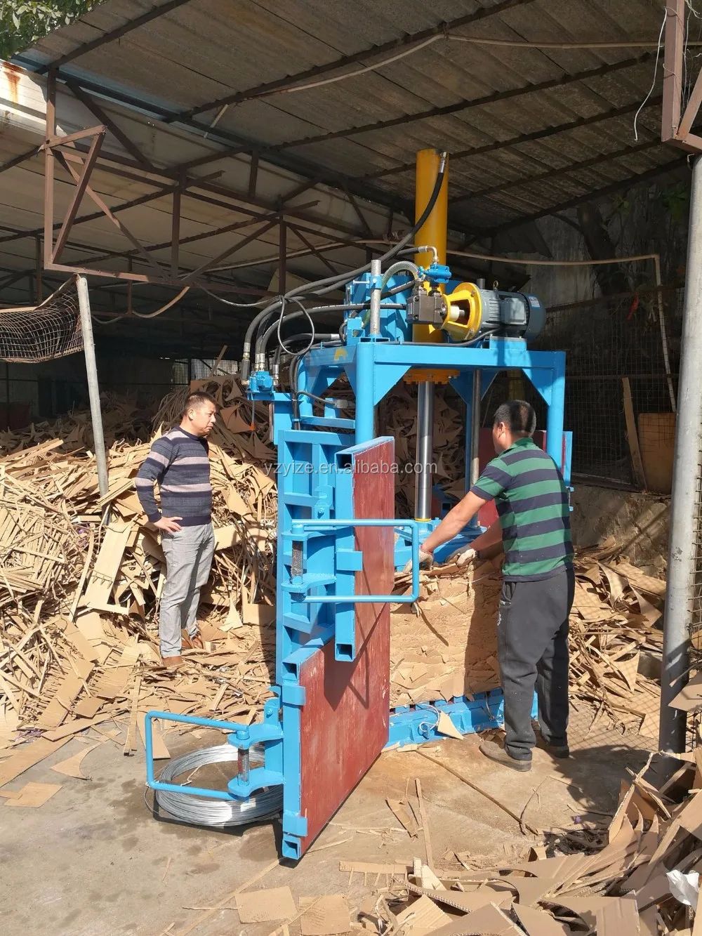 Hydraulic Baling Press Machine - Efficient Waste Management