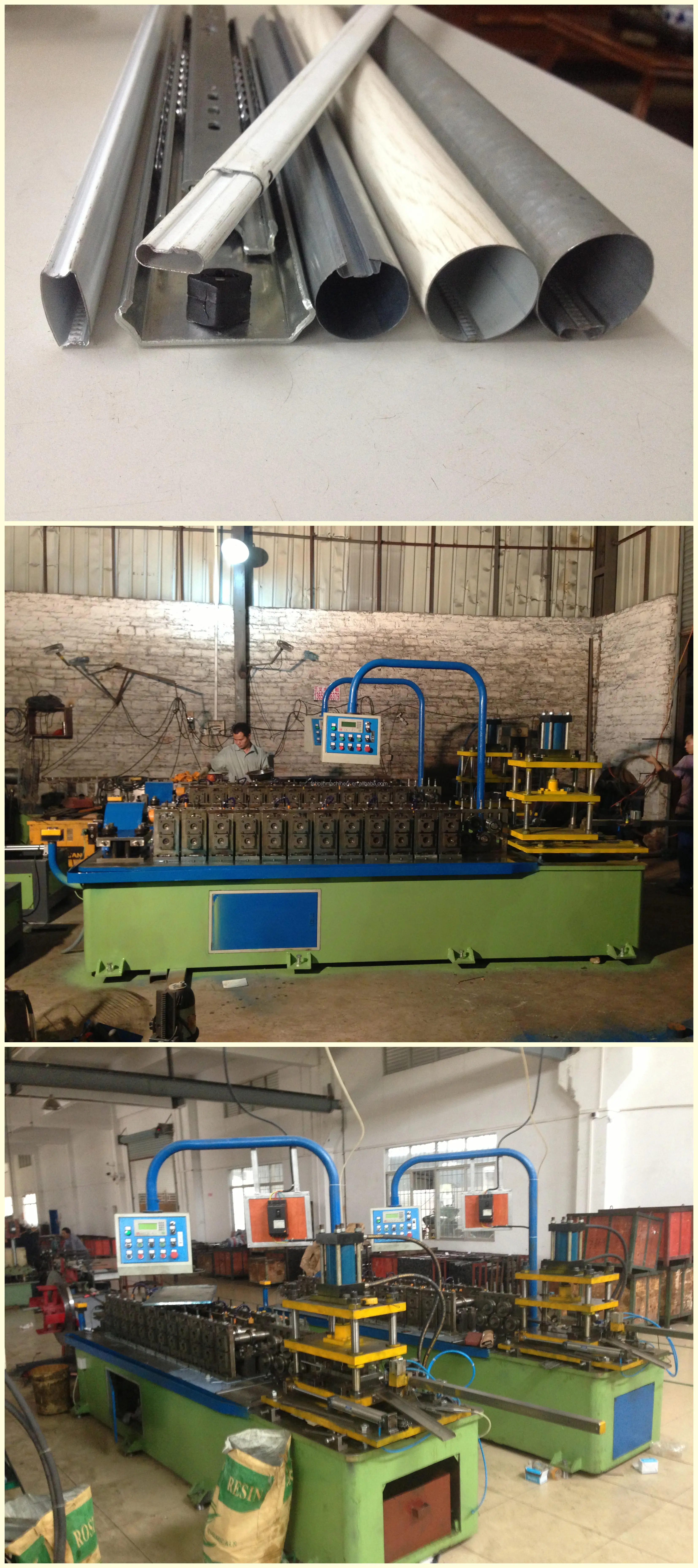 Aluminum Curtain Rail Track Curving Curtain Rail Roll Forming Machine ...