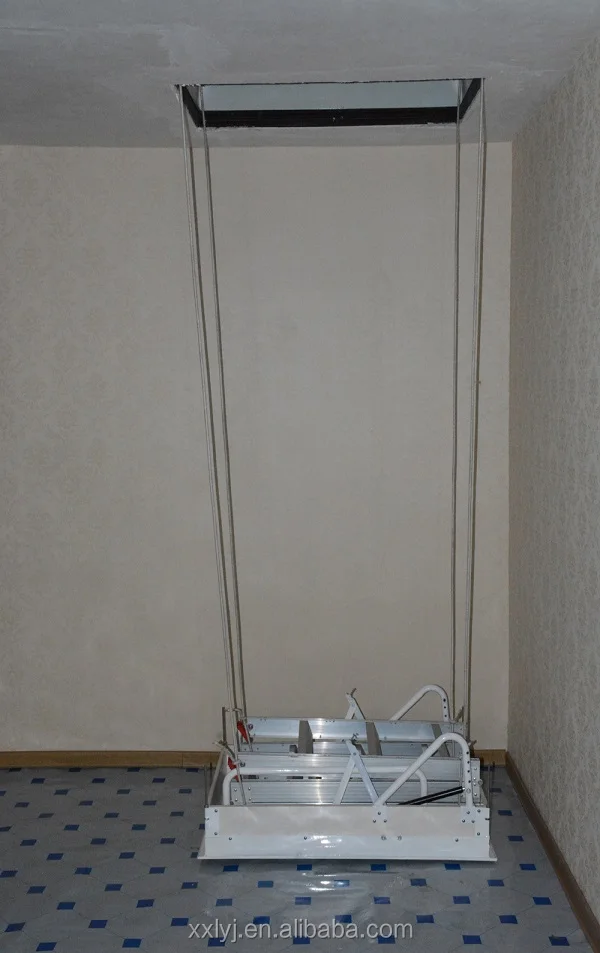 Attic Rope Ladder - Telescopic Retractable Ceiling Access