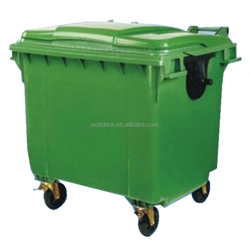 1100L with EN840 HDPE Plastic Design Skip Bin - Durable & Versatile