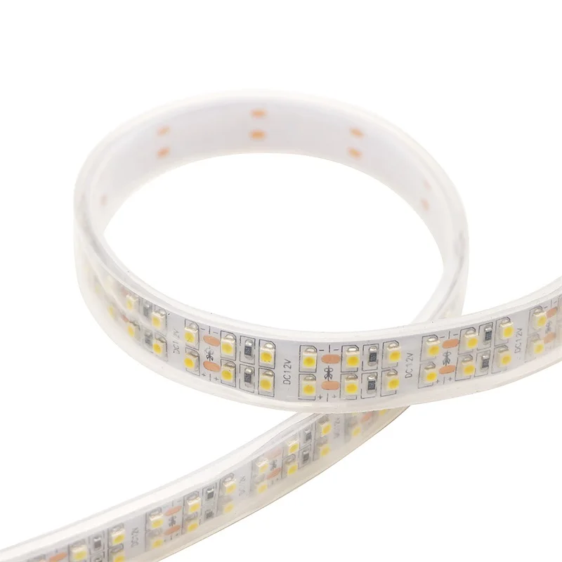 Dc12v 5m 3528 240 Leds/m Warm White Led Strip Double Raw Ip20 ...
