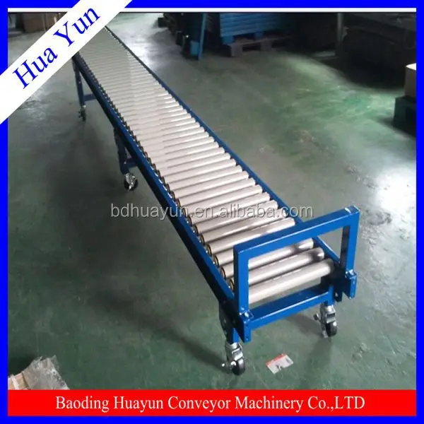 Heavy Duty Flexible Industrial Gravity Skate Wheel Roller Conveyor
